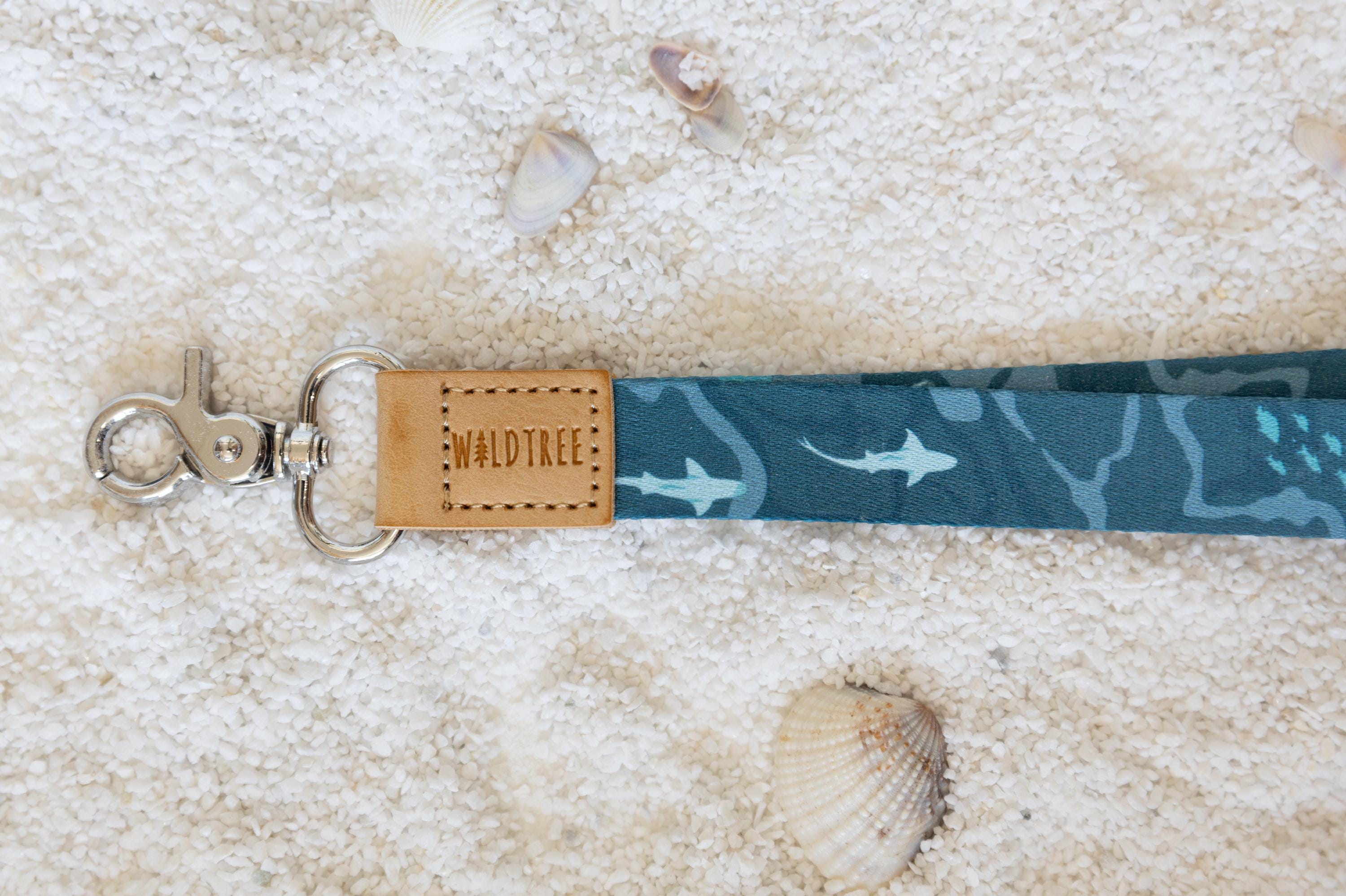 Ocean Themed Neck Lanyard: Blue, Waves, Fish, Turtle, Shark, Sea Life ...