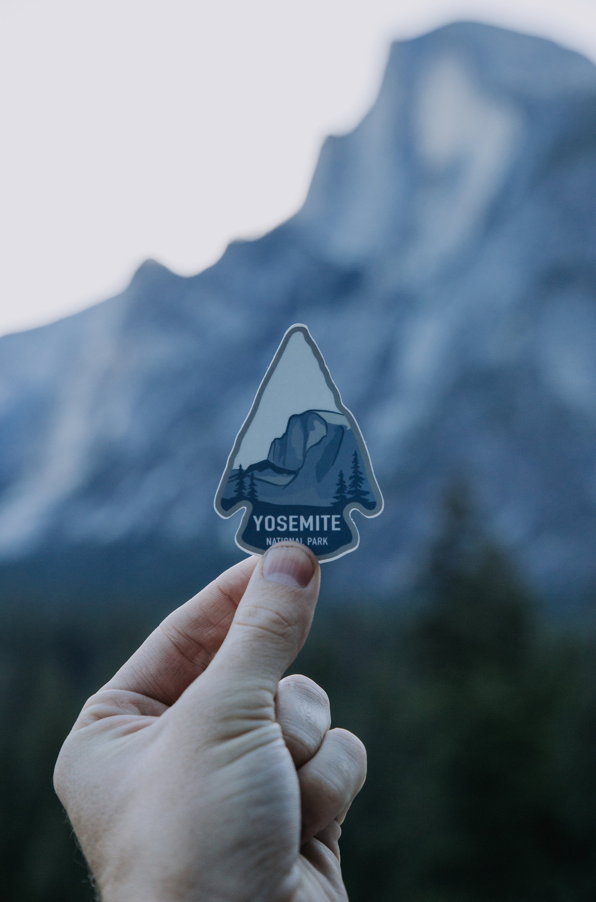 Yosemite National Park Sticker Half Dome California State | Etsy