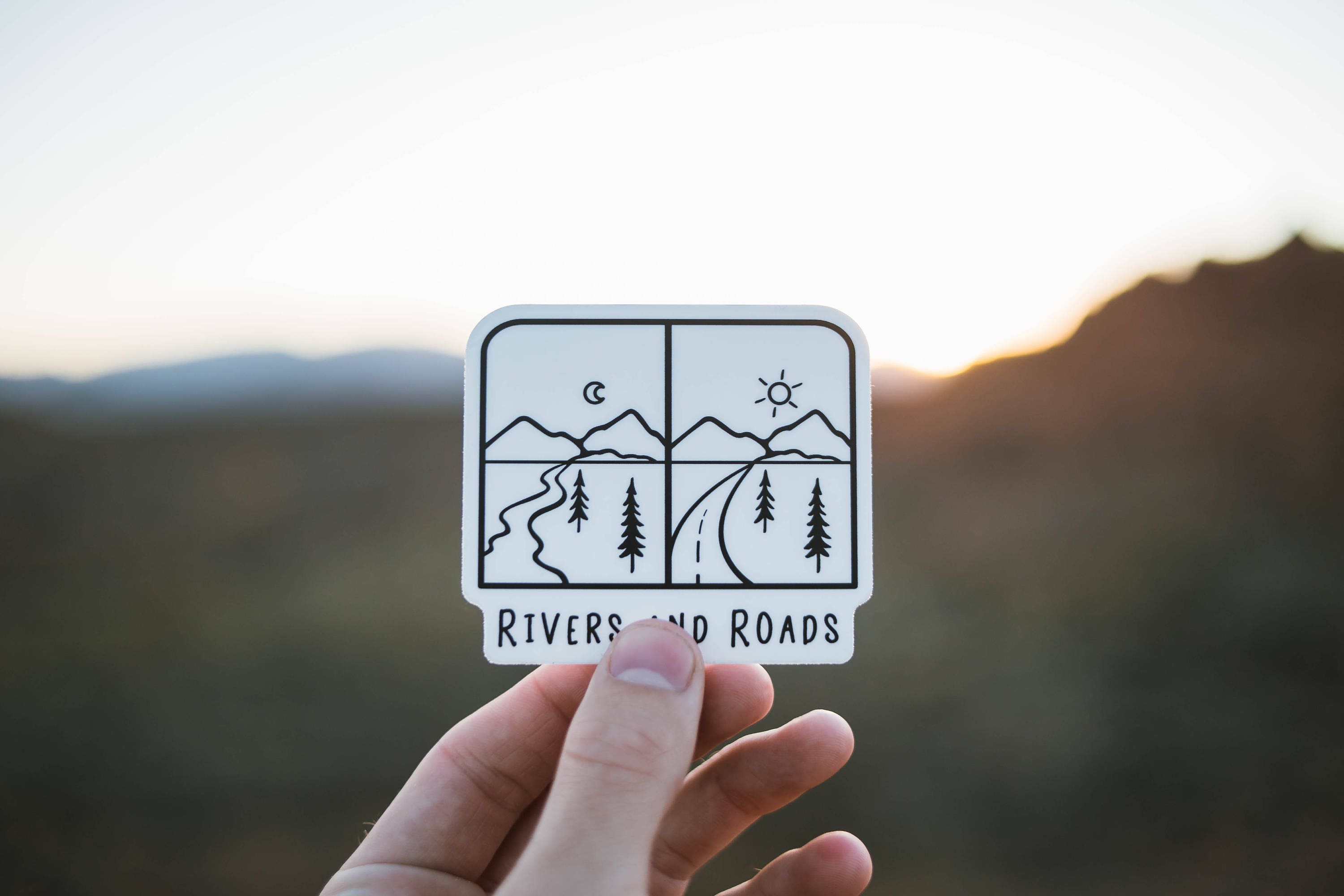Rivers and Roads Sticker | Fun & Happy Travel Sticker, Adventure ...