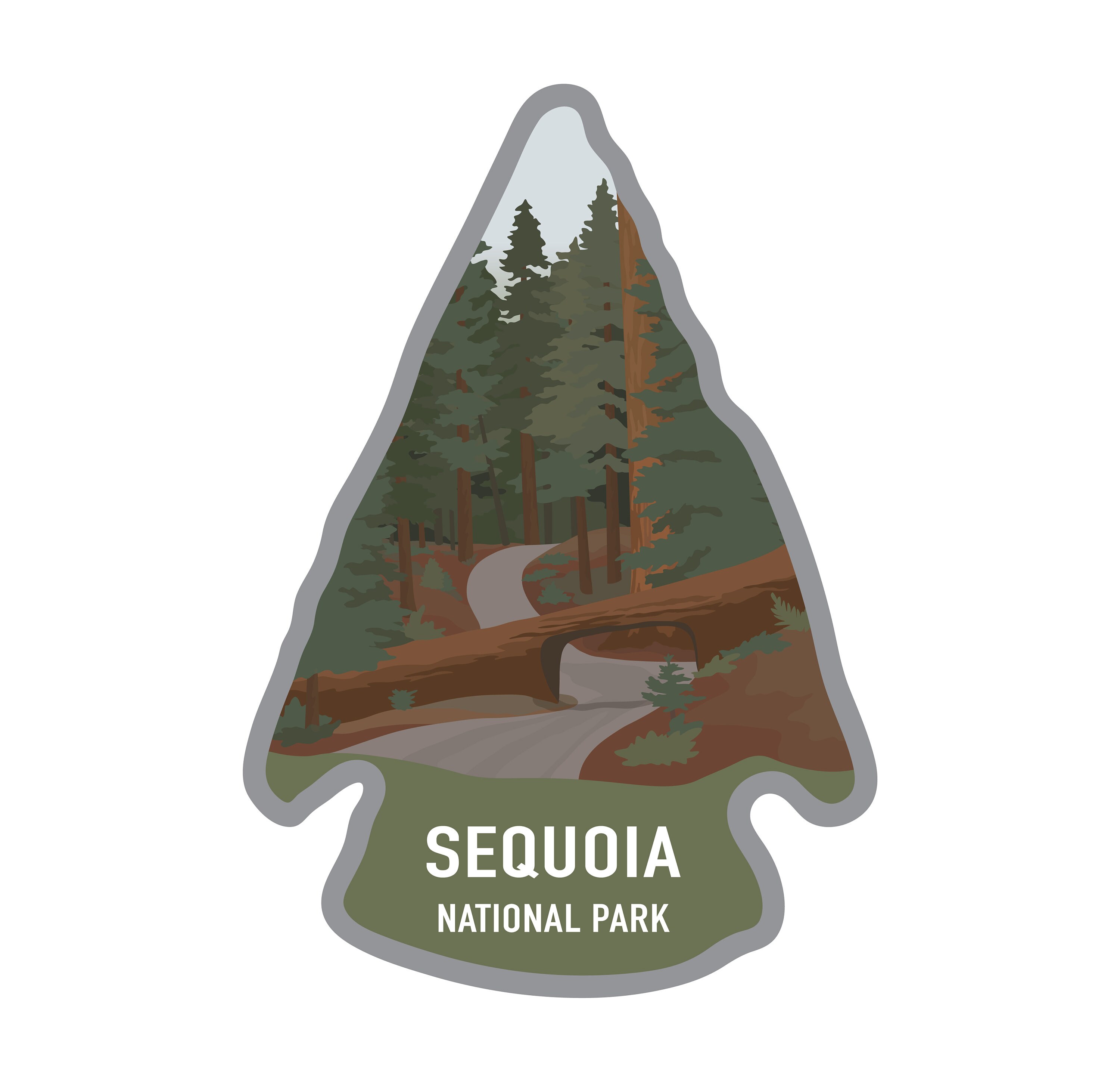Sequoia National Park Sticker California State Souvenir - Etsy