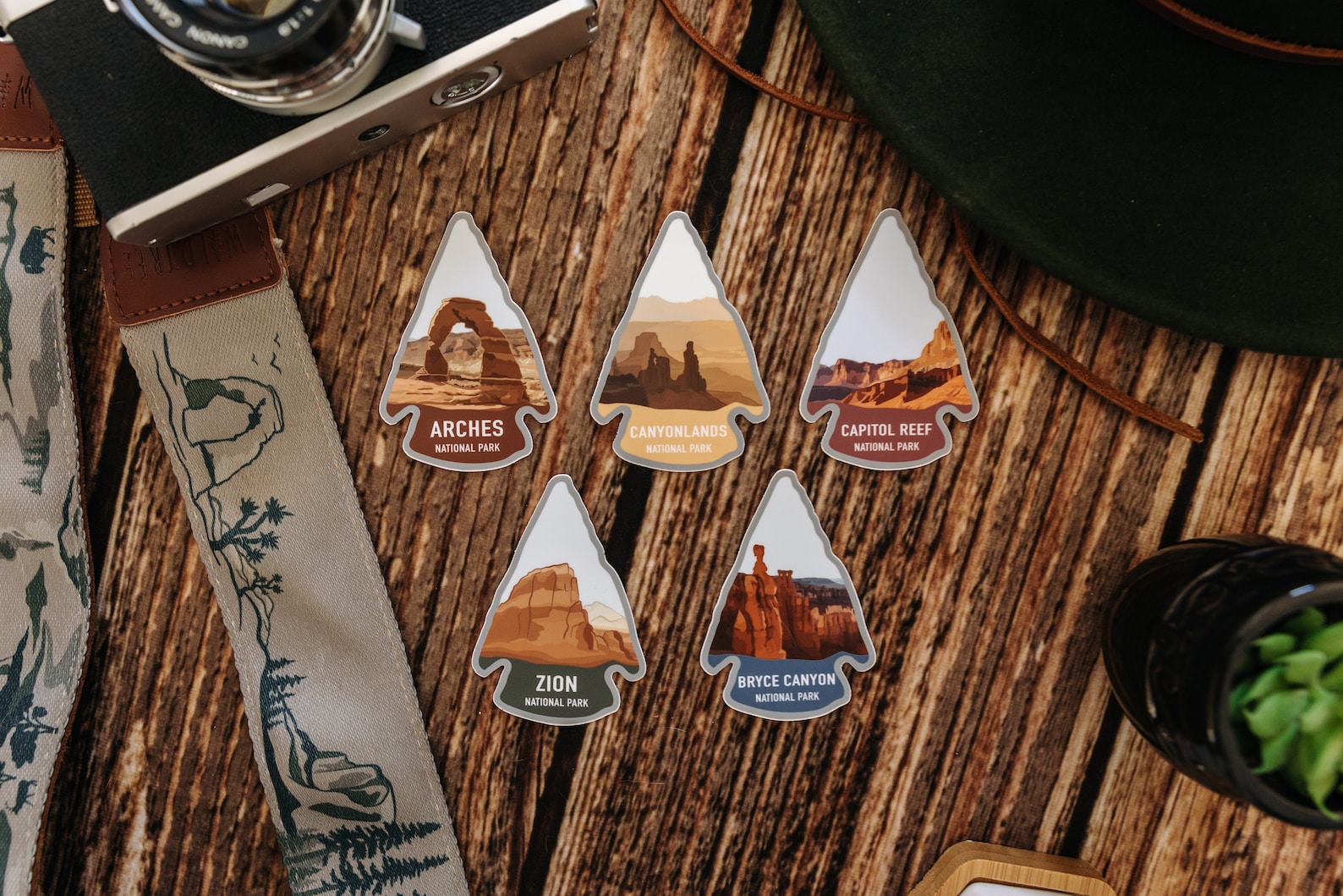 Utah National Park Sticker Pack | Utah Stickers | National Park Vinyl ...