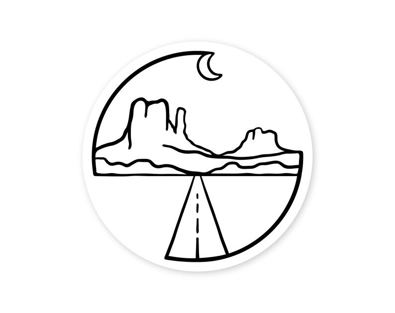 Monument Valley Sticker | Utah/arizona Landscape, Forrest Gump Point ...