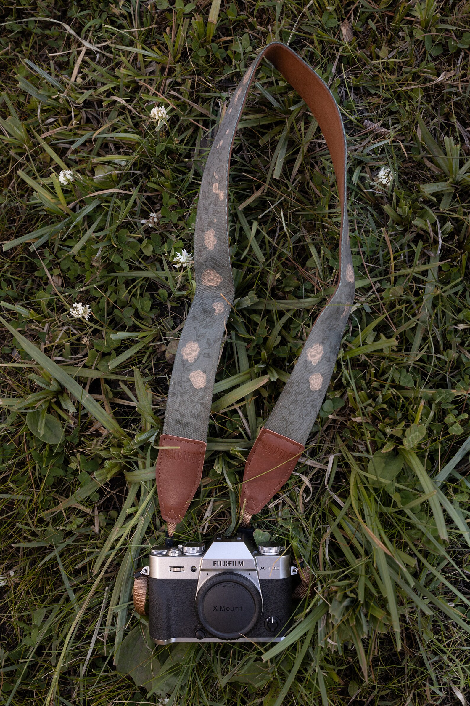 Vine Camera Strap Design With Brown Vegan Leather | Photography ...
