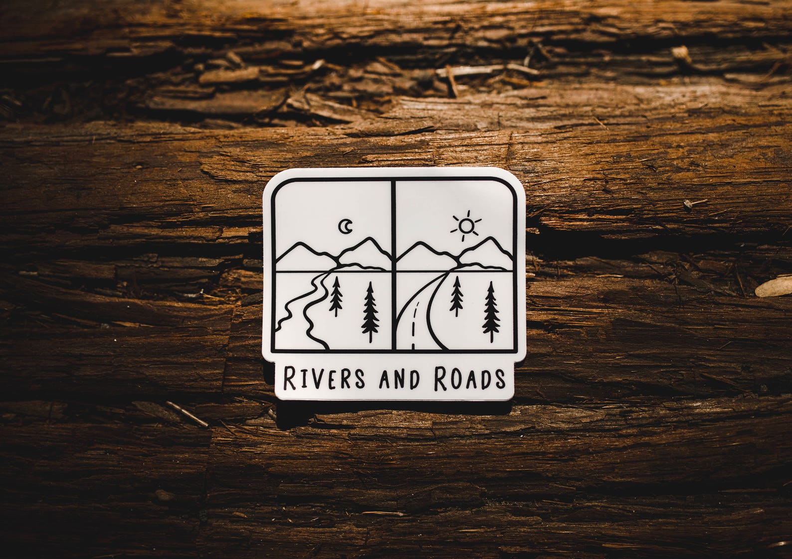 Rivers and Roads Sticker | Fun & Happy Travel Sticker, Adventure ...