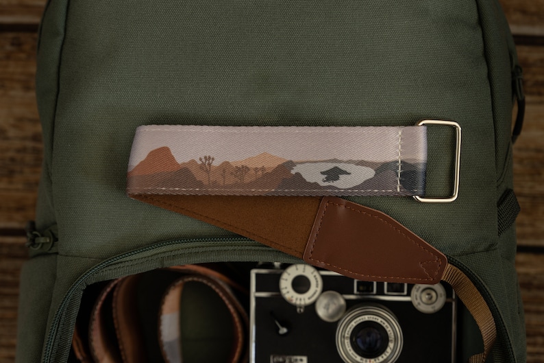 Parks in Color Camera Wrist Strap, Vegan Leather, Photography ...