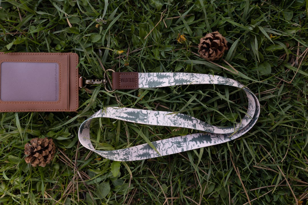 Neck Lanyard - Woodland Landscape - Mountains, Trees, Forrest, Wildlife ...