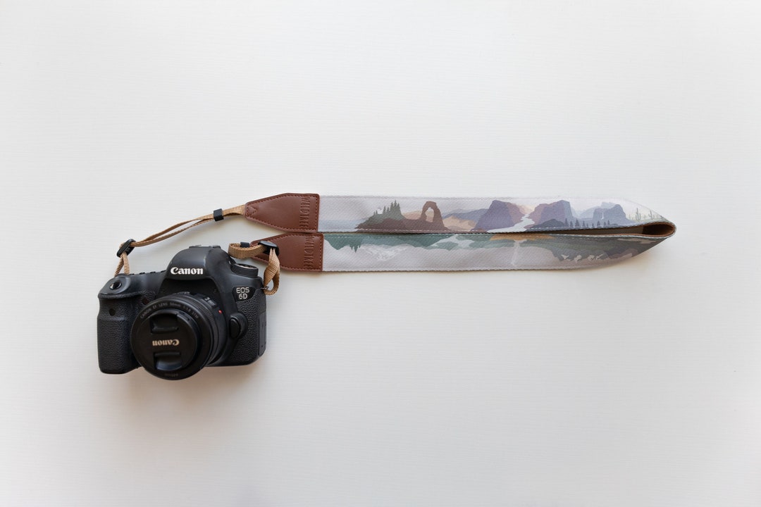 Parks in Color Camera Strap, 11 National Parks, Vegan Leather ...