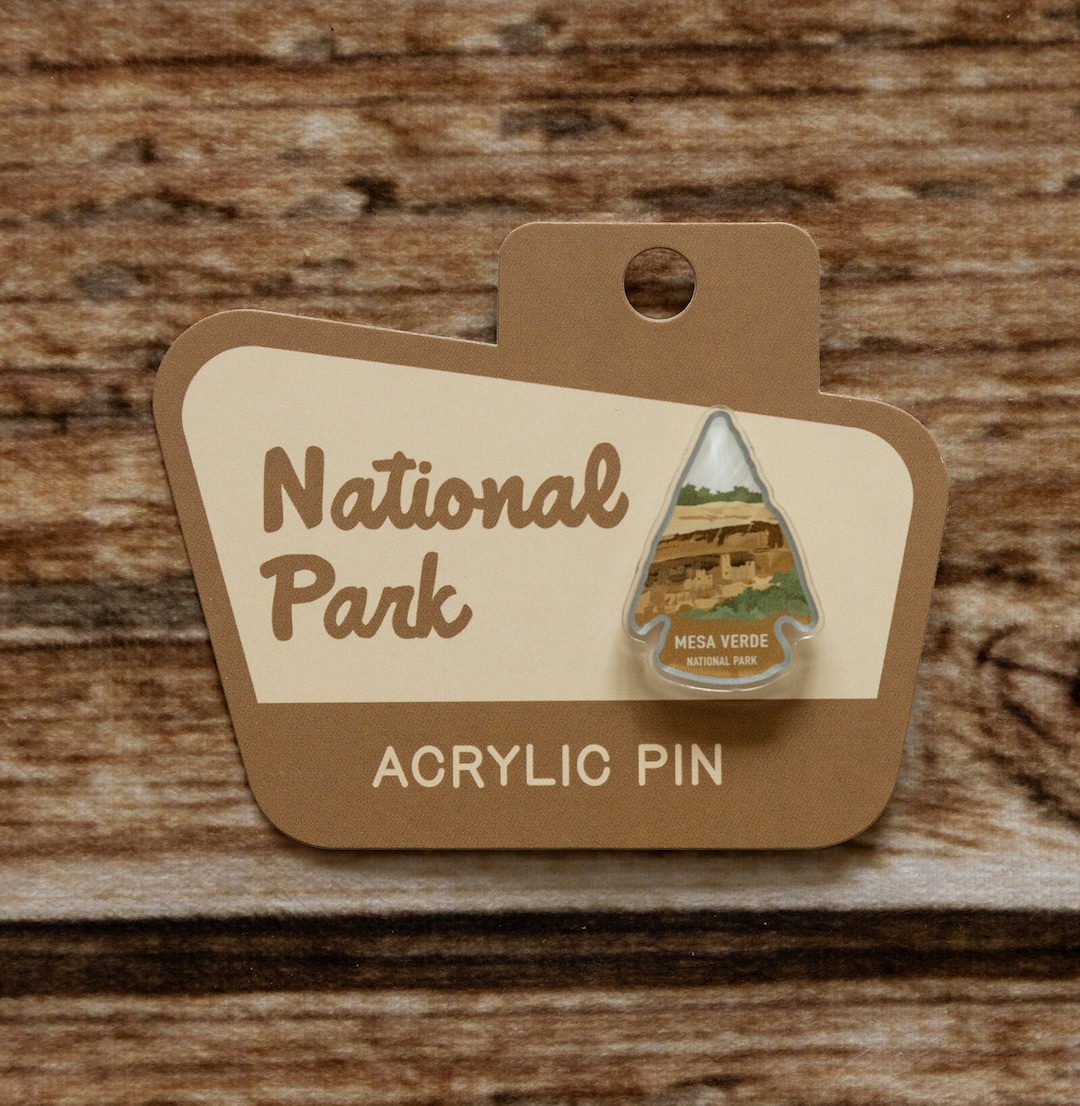 Acrylic Pin Mesa Verde National Park | Colorado State Souvenir ...