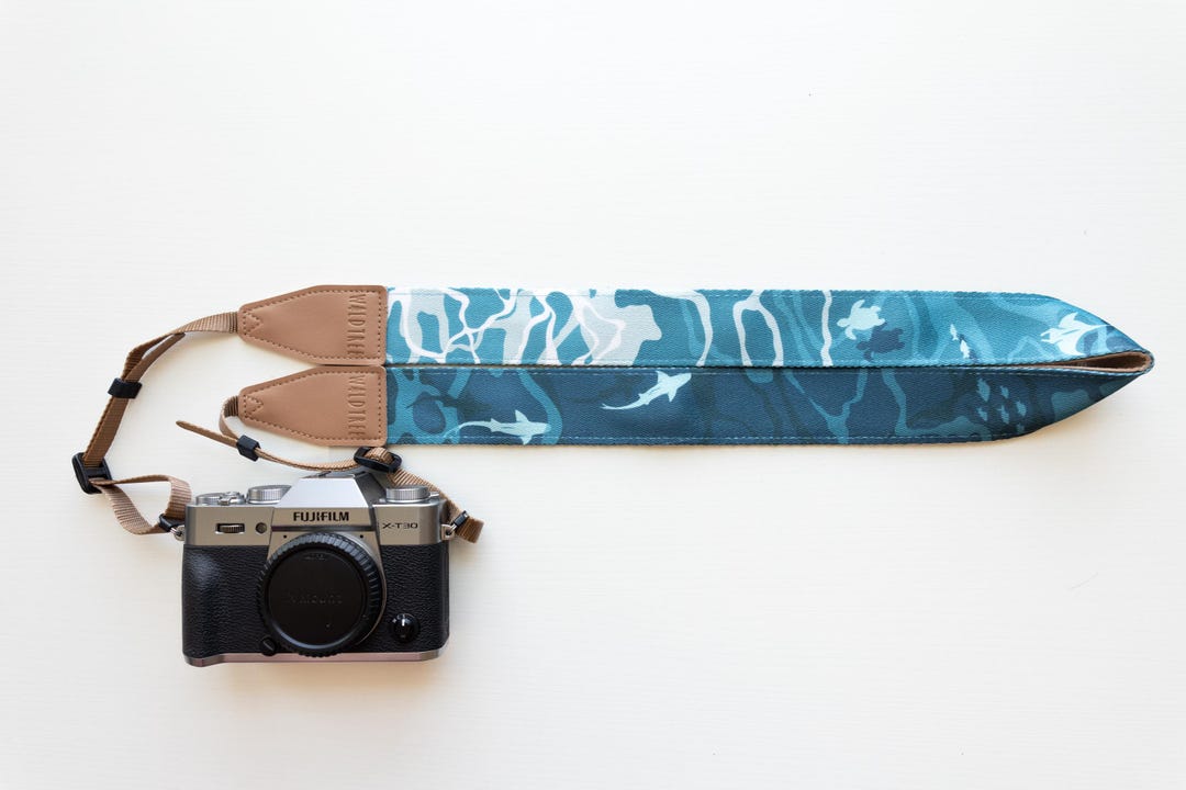 Ocean Camera Strap Design - Vegan Leather | Photography Accessories ...