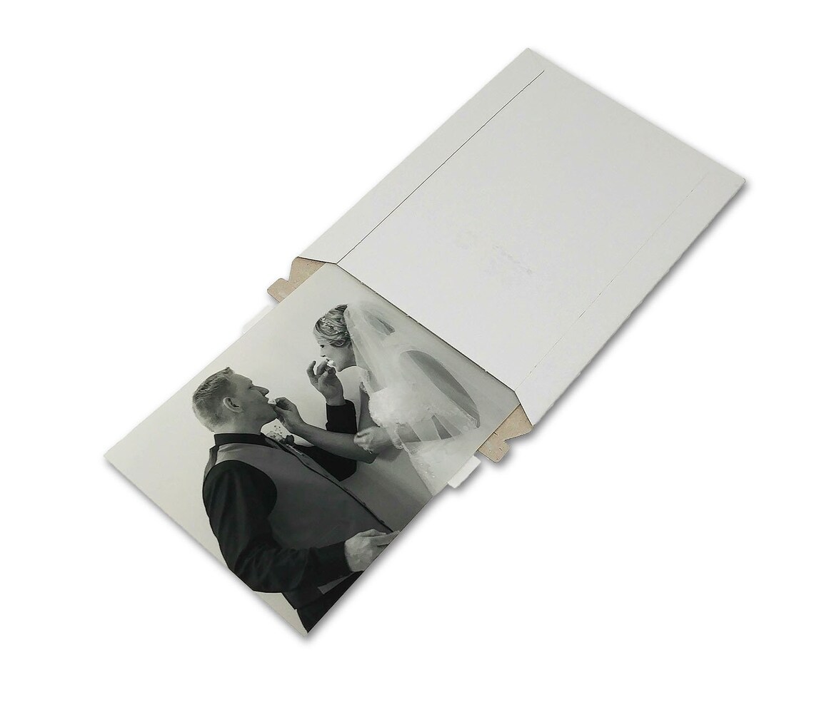 10 Pack 6x8 Stay Flat Mailers Quality White Rigid - Etsy