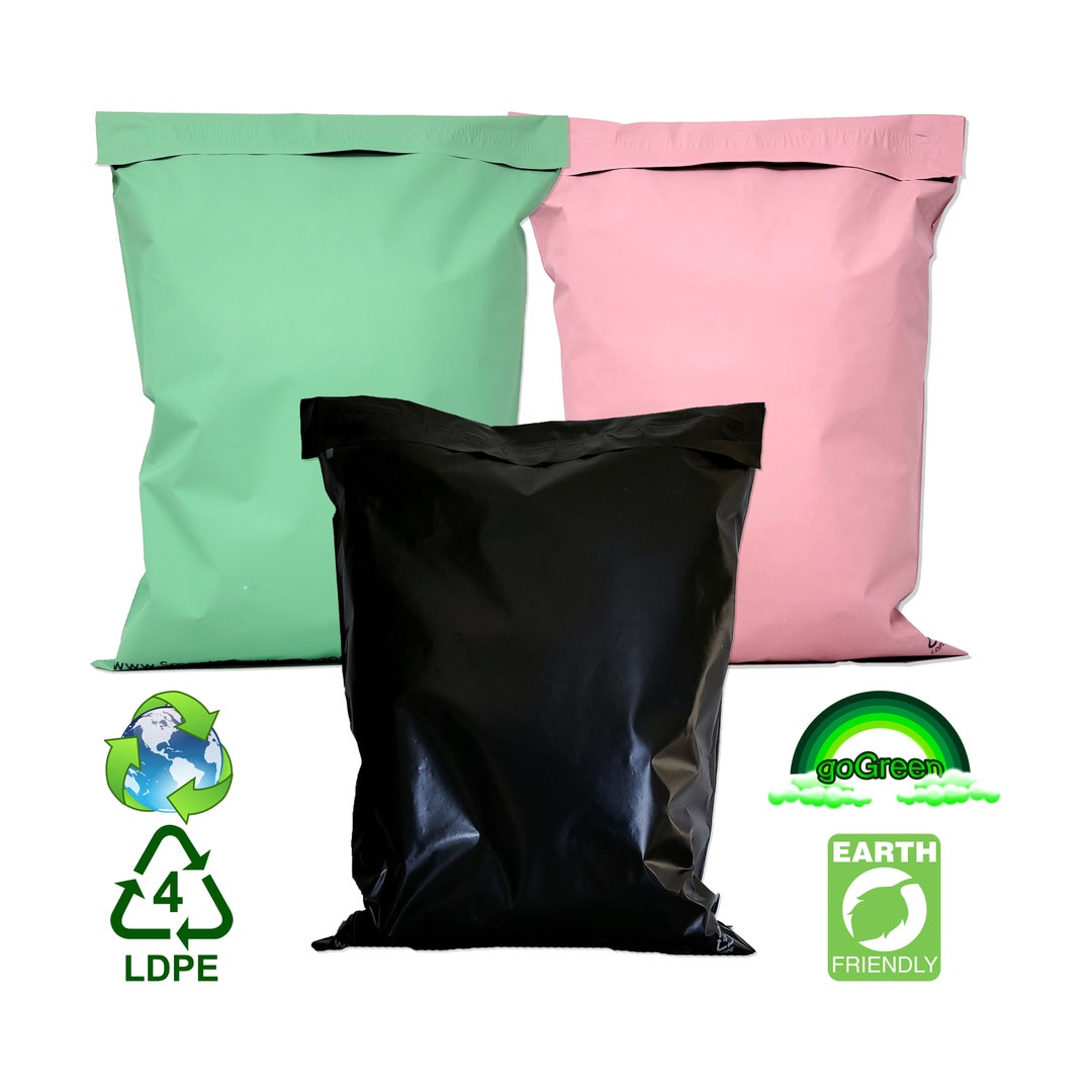 10x13 Eco-freindly Poly Mailers Collection Fully Recyclable Poly ...