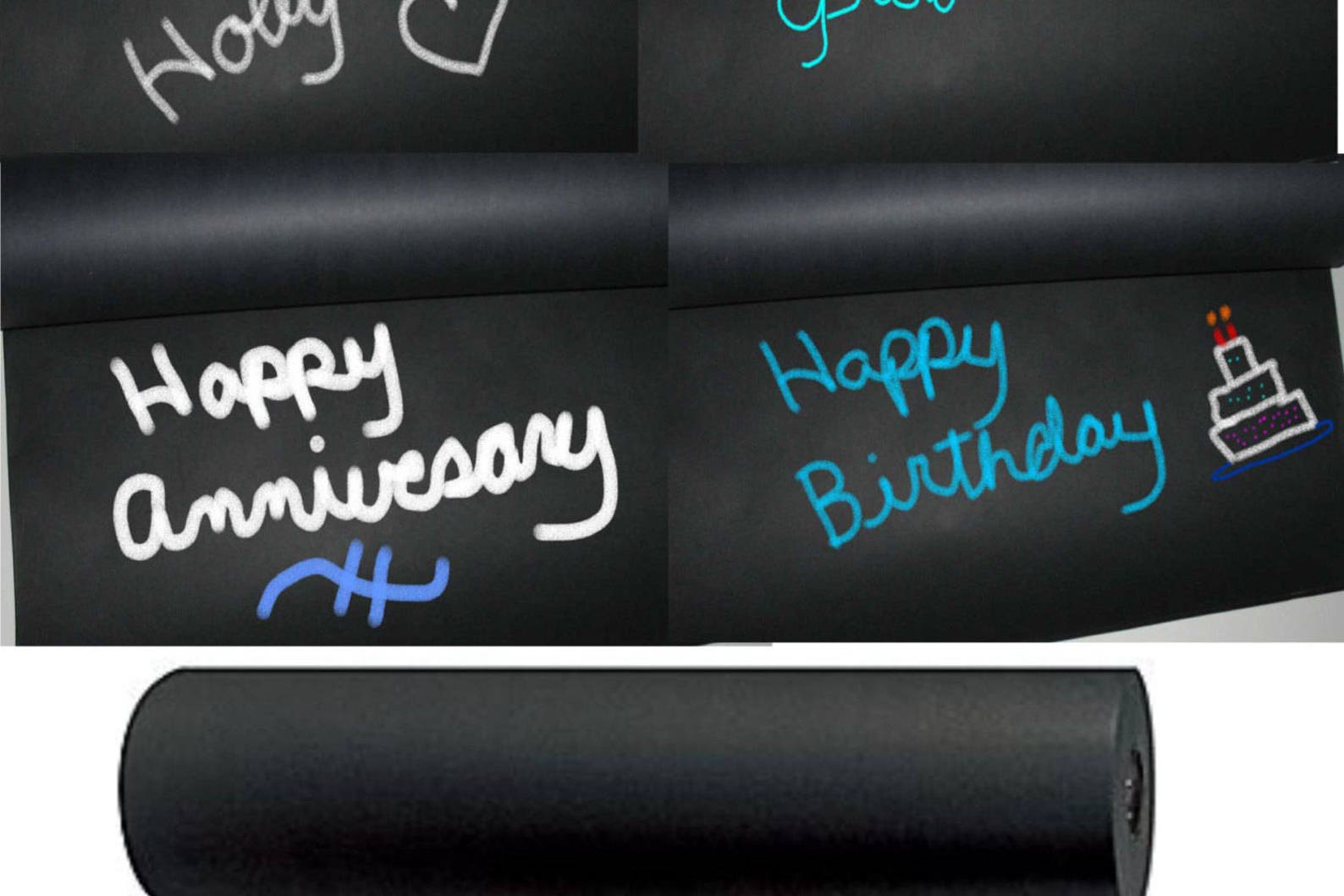 30 Feet Black Wrapping Paper Roll Eco Friendly Gift | Etsy