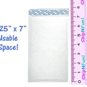 35 Pack 4x8" White Kraft Bubble Mailers, Padded Quality Envelope ...