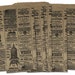 100 Pack 6x9 Newsprint Paper Bags, Vintage, Rustic Kraft Party Favor ...