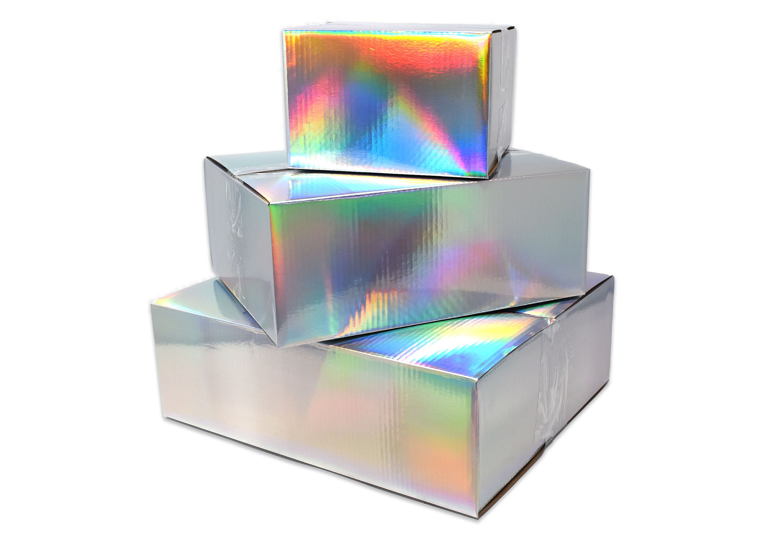 Small Medium Large Hologram Designer Boxes Recyclable - Etsy New Zealand