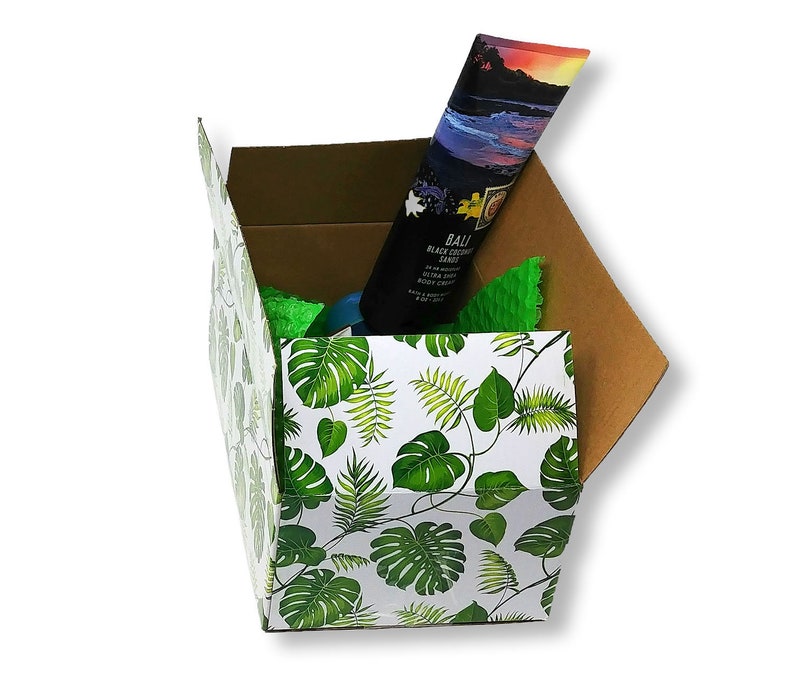 4 Pack 10x6x4 Banana Leaf Palm Tree Designer Boxes - Etsy