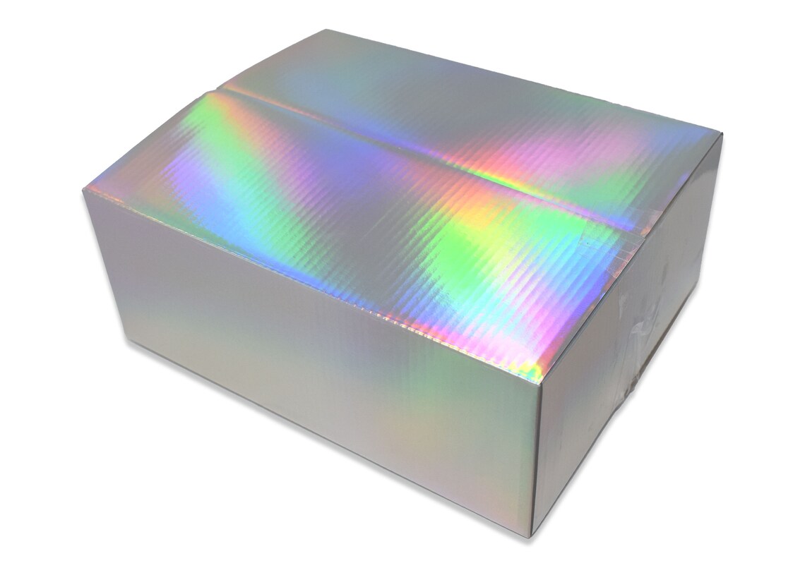 10x8x4 Hologram Designer Boxes Recyclable Reusable - Etsy