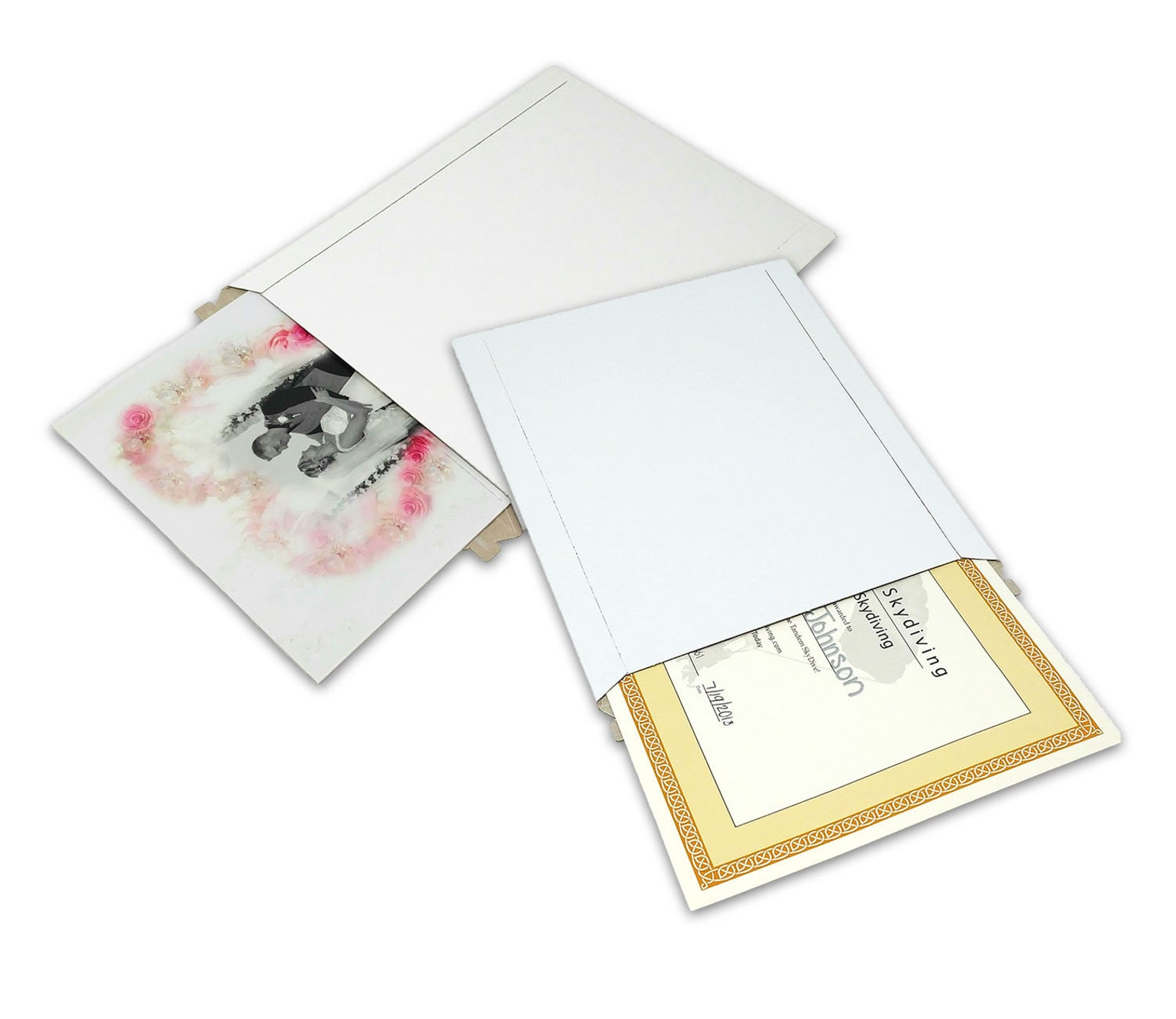 5 Pack 9x11.5 Stay Flat Mailers Quality White Rigid - Etsy