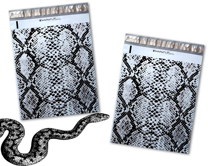 10x13 Marble Snake Skin Combo Poly Mailers Cosmetic - Etsy