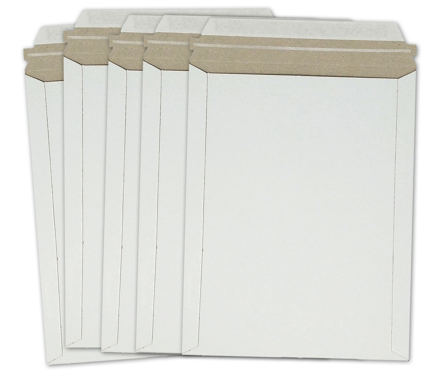 10 Pack 6x8 Stay Flat Mailers Quality White Rigid - Etsy