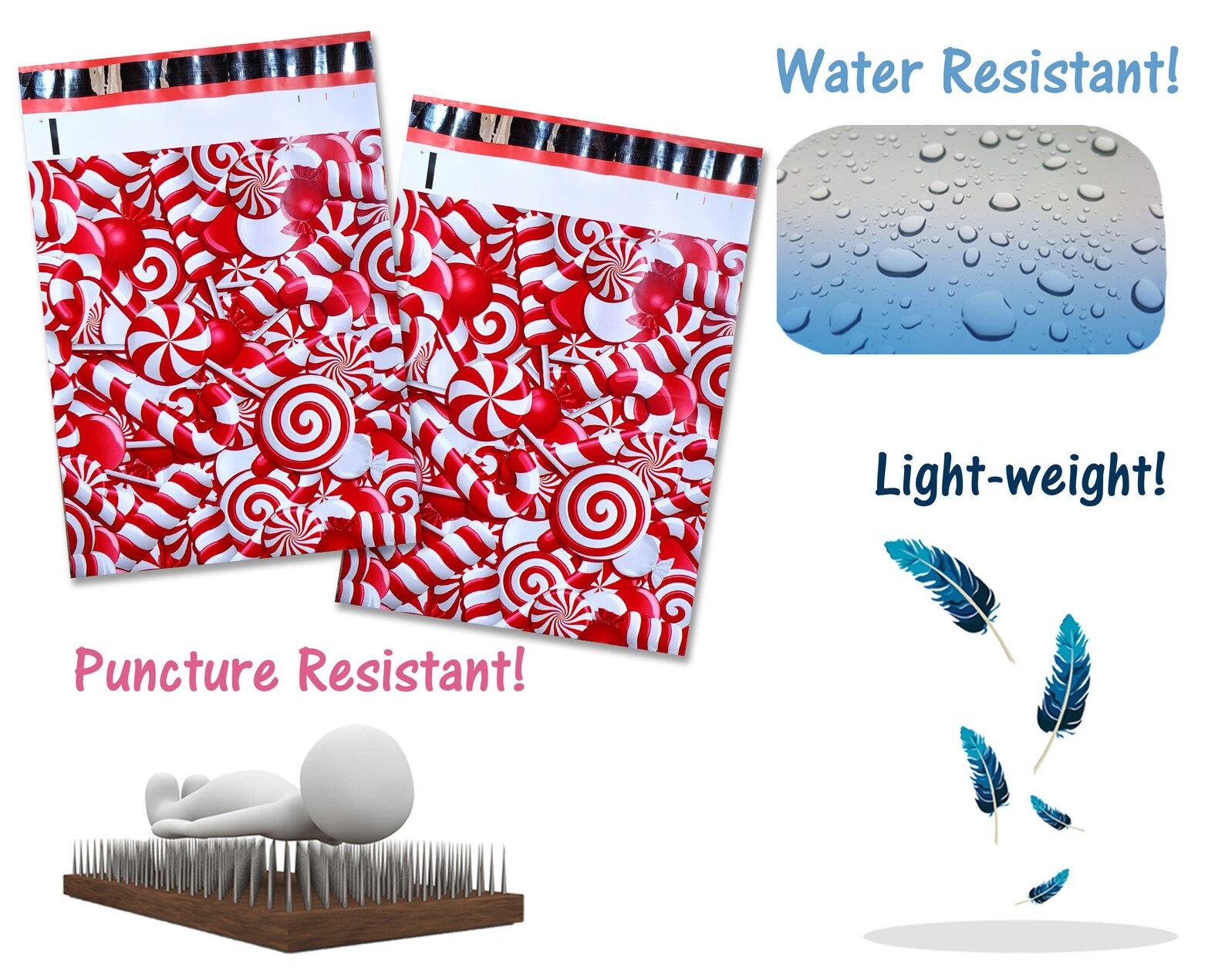 Fall Winter Collection Theme Poly Mailers 10x13 Combo | Etsy