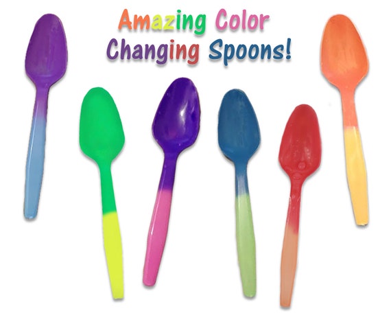 30 Pack Awesome Color Changing Spoons 5.75 Inch Quality | Etsy