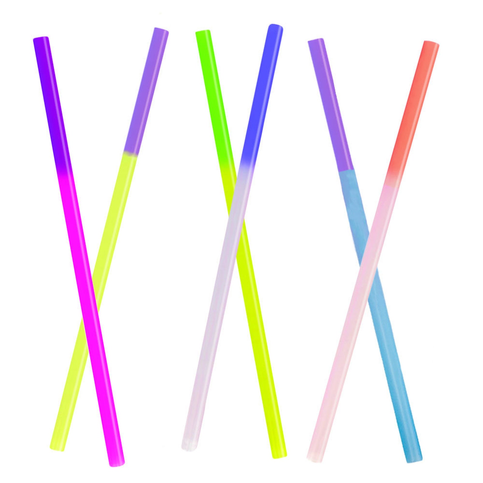 15 Pack Awesome Color Changing Drinking Straws 9 Inch Quality - Etsy