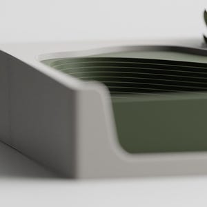 Custom 3D Desk Organizer: Modern Stepped Tray With Planter - Etsy