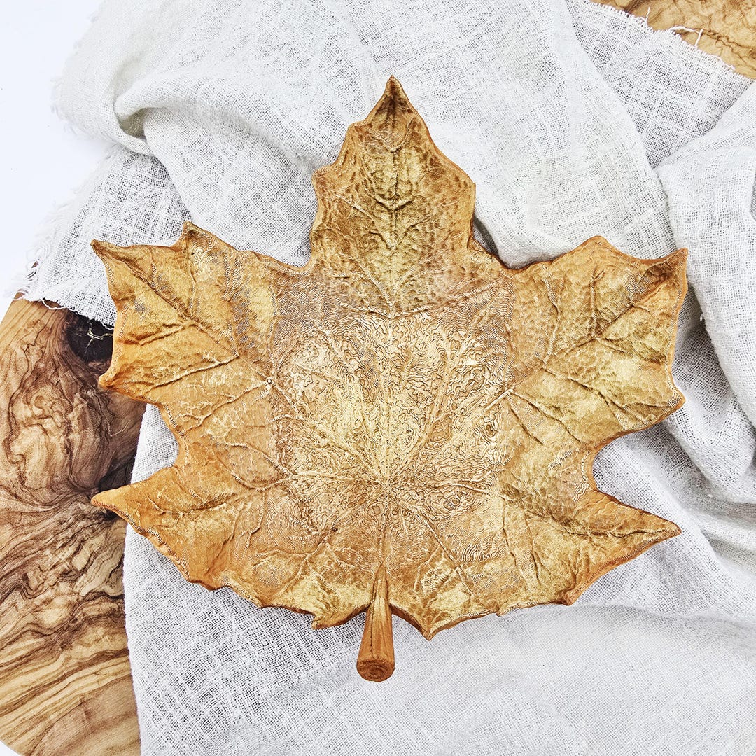 Maple Leaf Shaped Candy Dish, Jewelry Tray, 3D Printed, Biodegradable ...