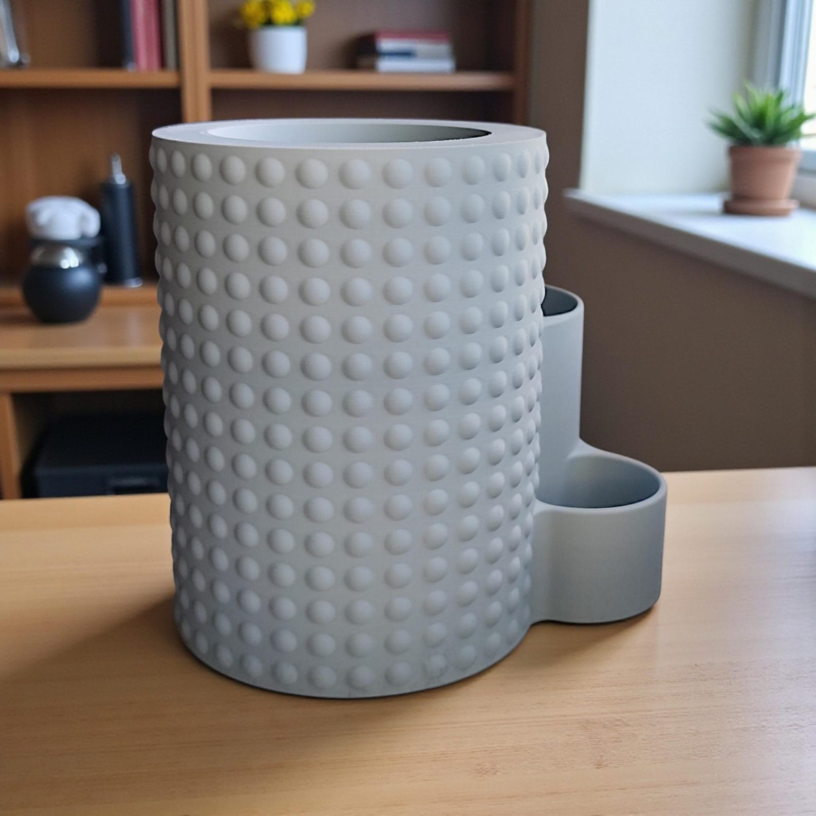 Dotted Desk Pencil and Pen Holder, Office Organizer, 3D Printed, Eco ...