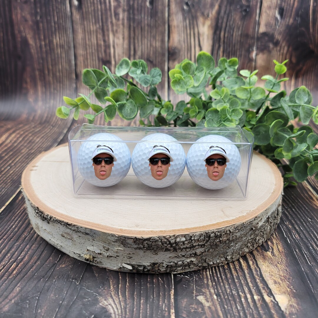 Personalized Face Golf Balls: Funny Golfer Gag Gift, Set of 3 - Etsy