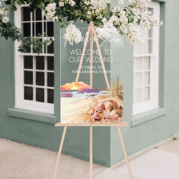 Beach Wedding Signs - Etsy