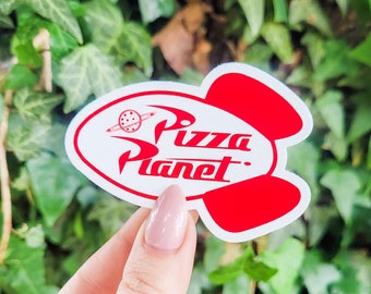 Pizza Planet Sticker - Etsy