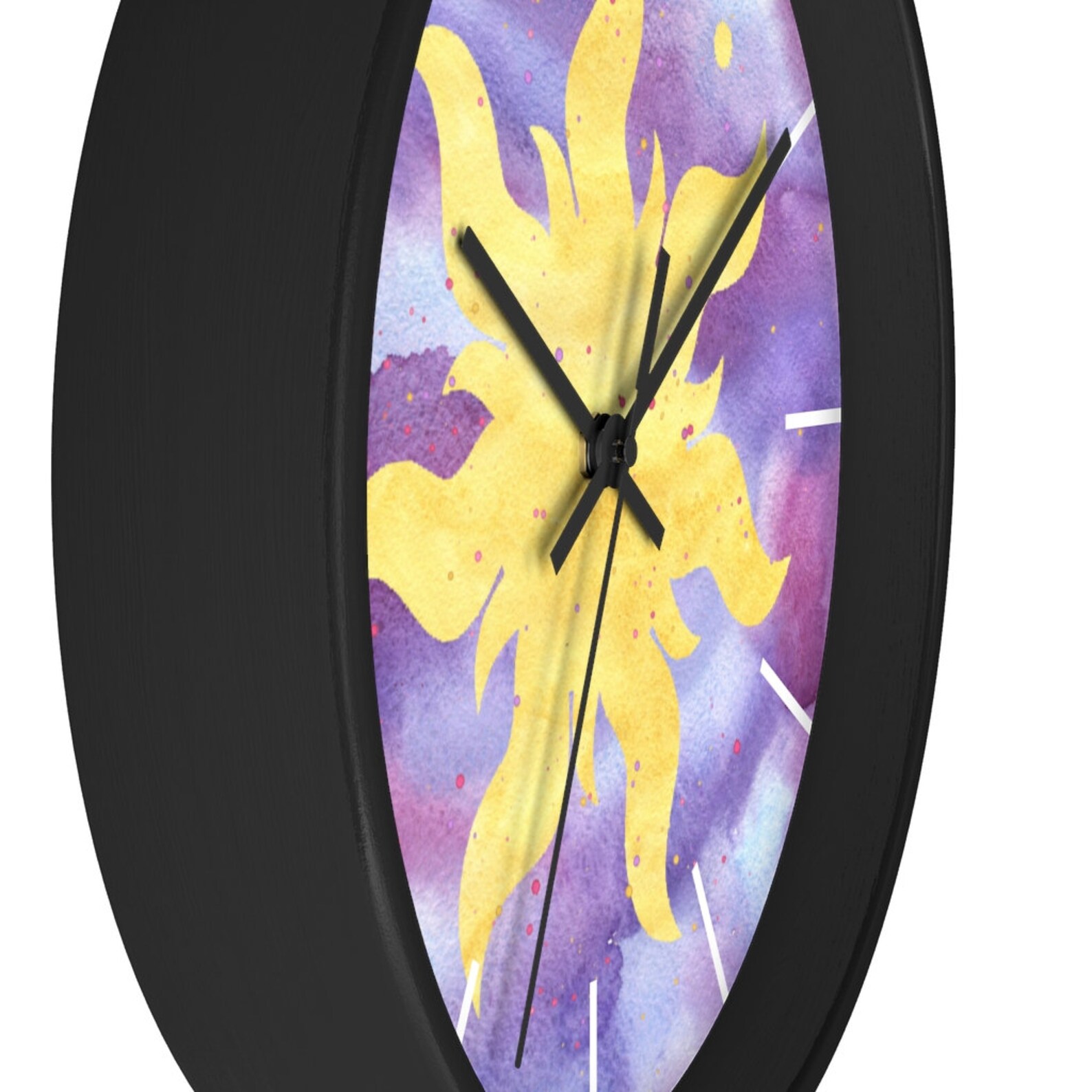 Tangled Wall Clock, Home Decor, Gift, Wall Clock, Clock, Wall Decor ...