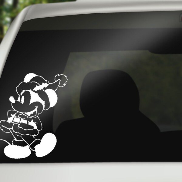 Santa Wall Decal - Etsy