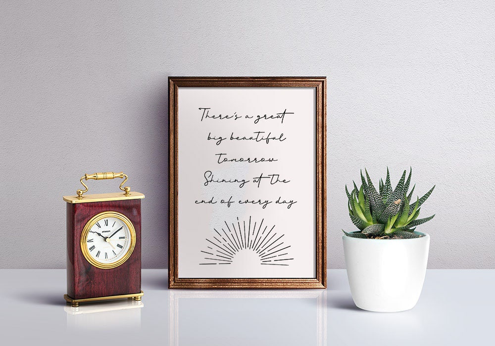 Great Big Beautiful Tomorrow Wall Art, Carousel of Progress Decor, Wall ...
