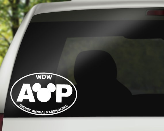 Annual Passholder Decal Vinyl Car Decal Wall Decal Laptop - Etsy