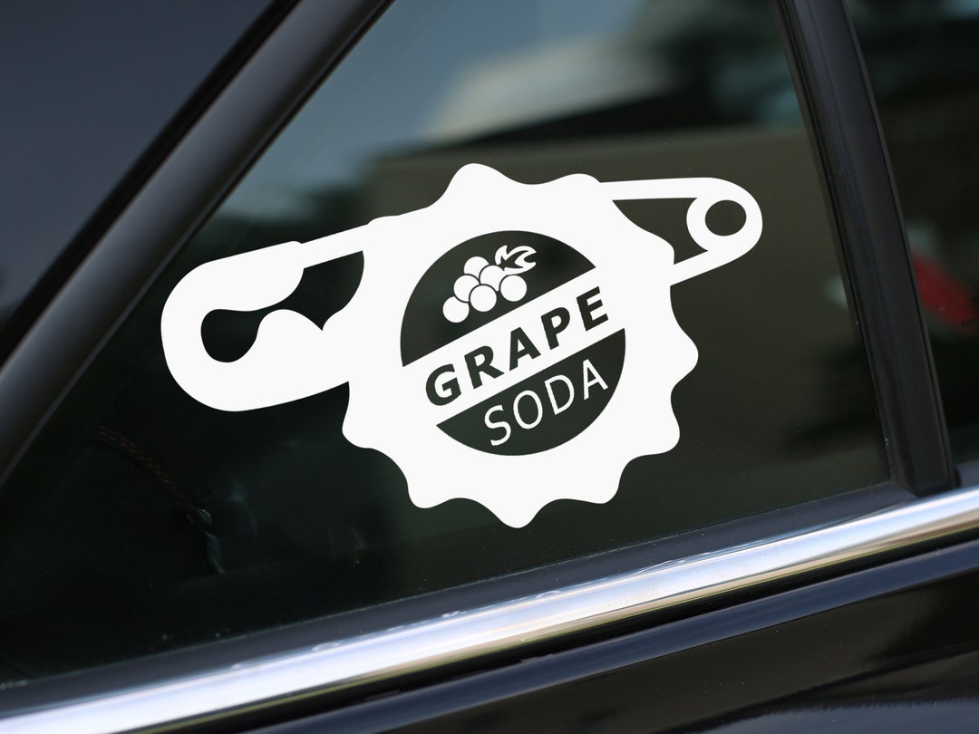 Grape Soda Pin Decal, up Carl and Ellie Decal, Car Decal, Wall Decal ...