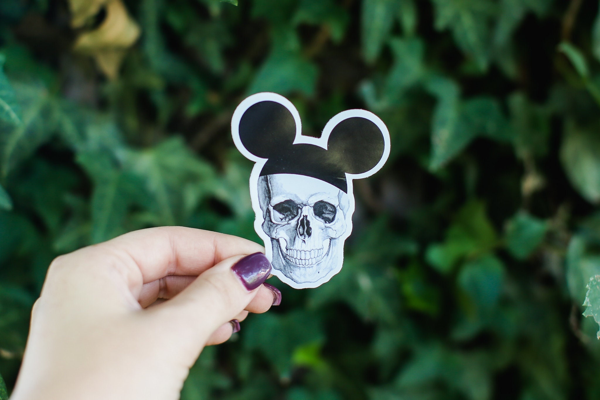 Halloween Sticker Mouseketeer Skeleton Sticker Funny | Etsy