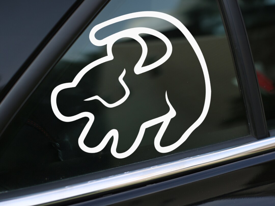 Lion King Decal, Simba Decal for Car, Wall Decal, Laptop Stickers ...