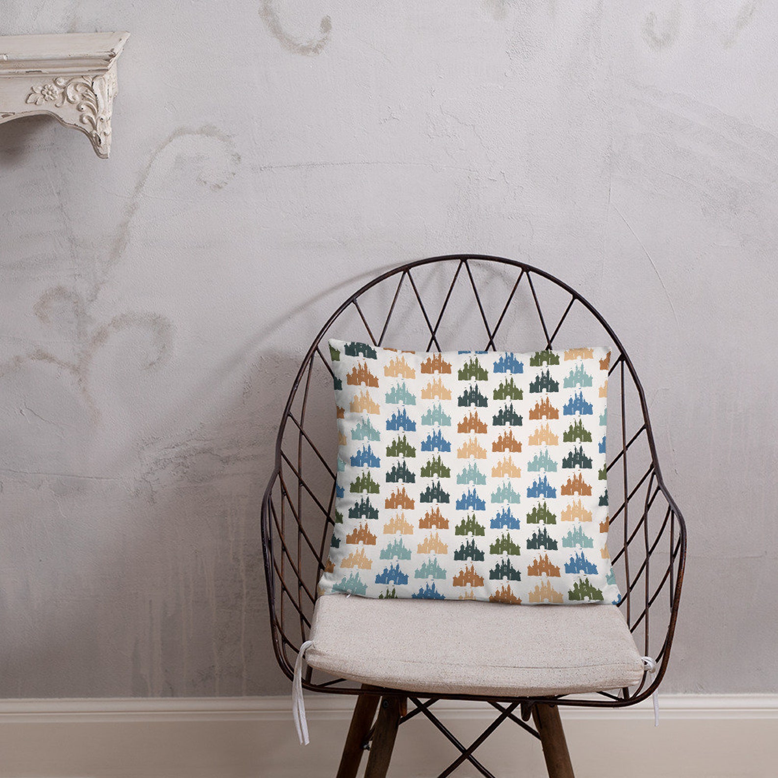 Castle Pillow, Throw Pillow, Decor, Pillow, Gifts, Couch Pillow, Pillow ...