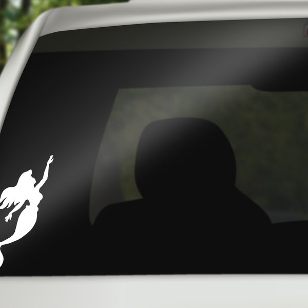 Mermaid Car Sticker - Etsy
