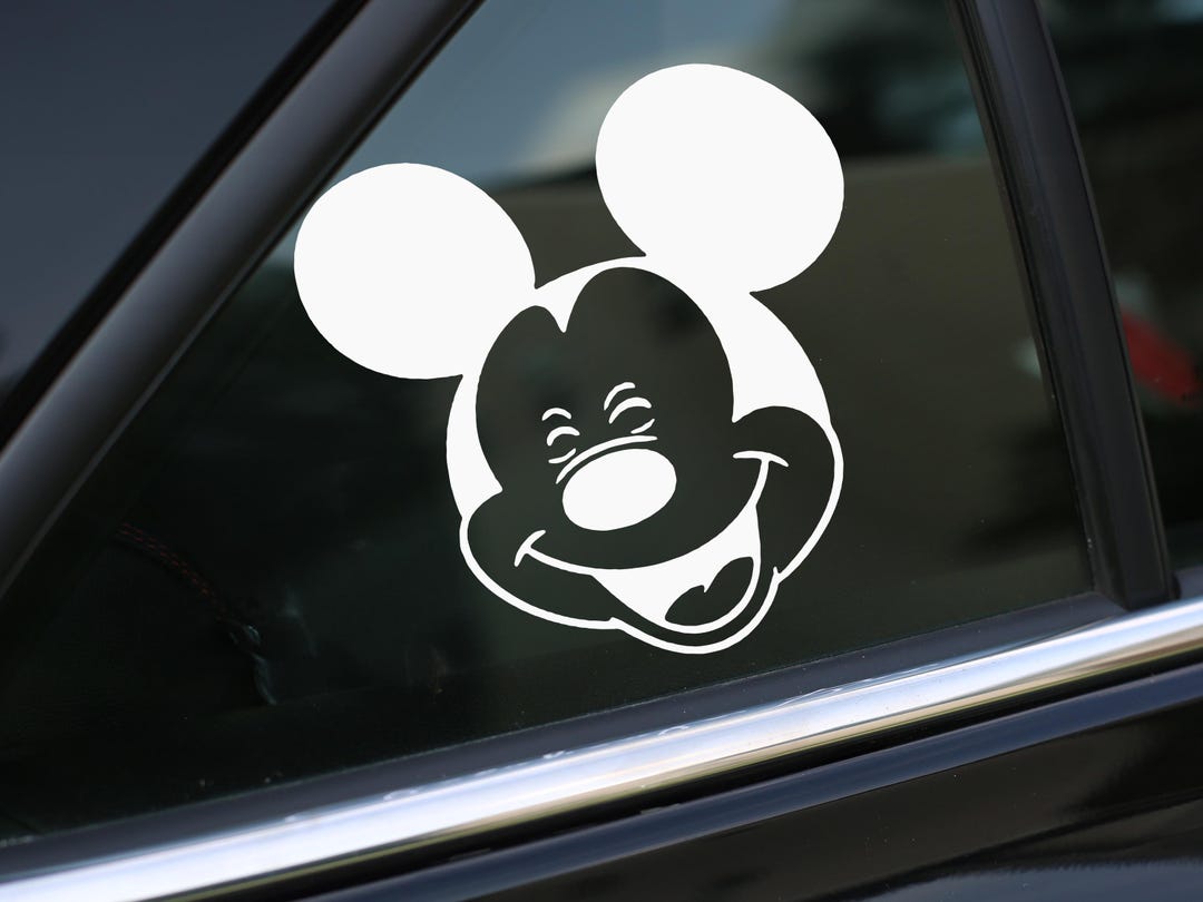 Mouse Decal, Laughing Mouse Decal, Car Decal, Wall Decal, Laptop ...