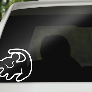 Lion King Decal, Simba Decal for Car, Wall Decal, Laptop Stickers ...