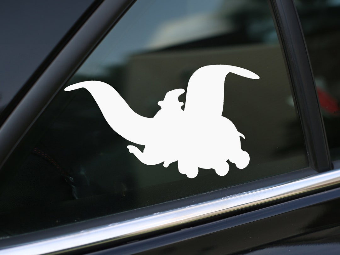 Dumbo Decal, Car Decal, Wall Decal, Laptop Stickers, Vinyl Decal ...