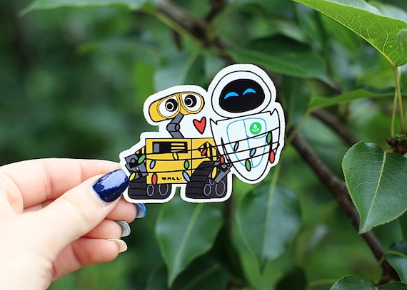 Walle and Eve Sticker Sticker Walle Sticker Gift Stickers | Etsy