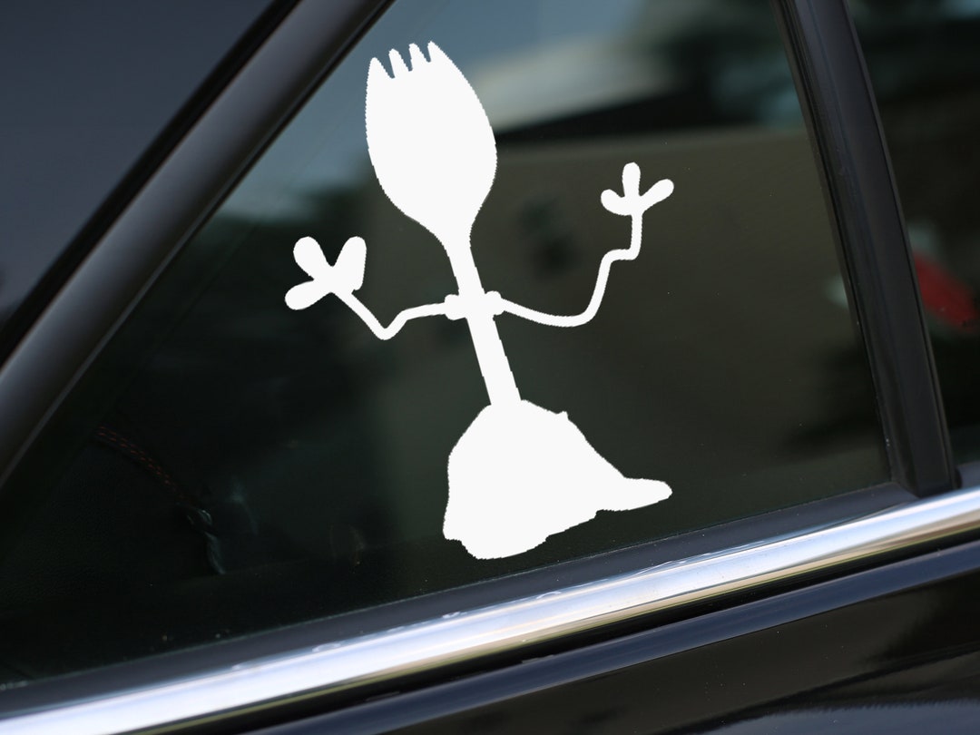 Forky Decal, Toy Story Decal, Car Decal, Wall Decal, Laptop Stickers ...