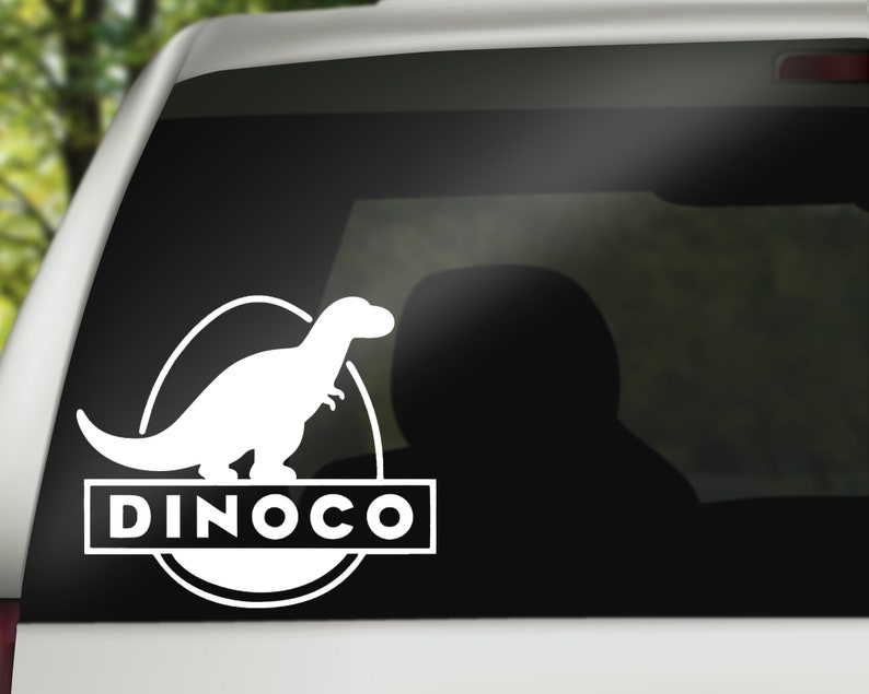 Dinoco Decal Cars Decal Mater Toy Story Car Decal Wall - Etsy