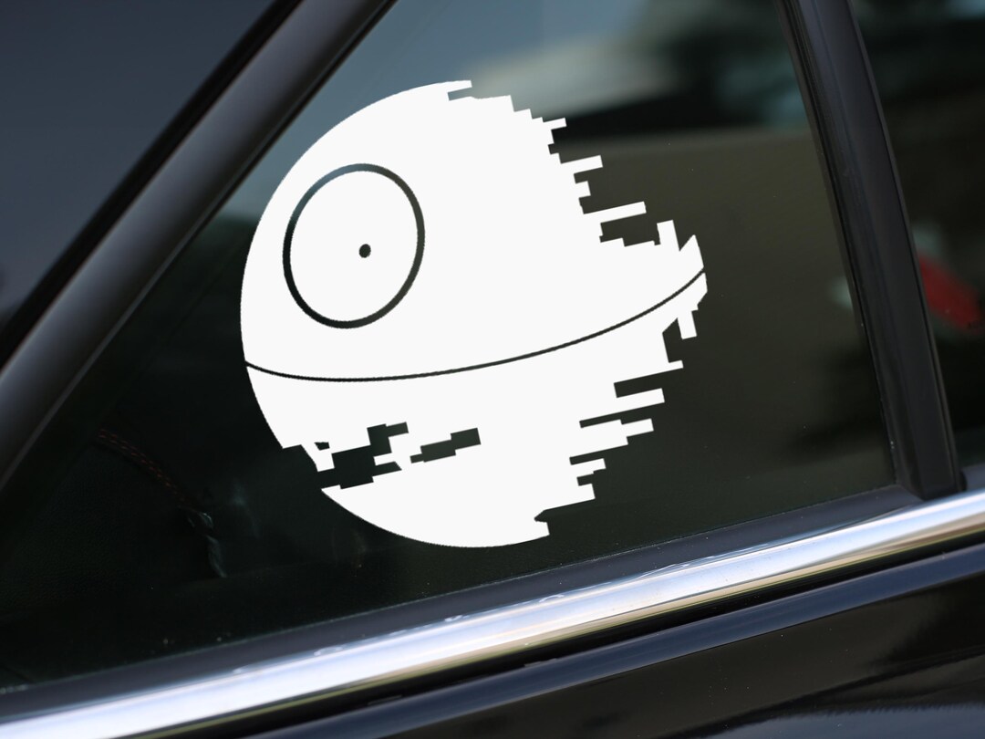 Death Star Decal, Star Wars Decal, Car Decal, Wall Decal, Laptop ...