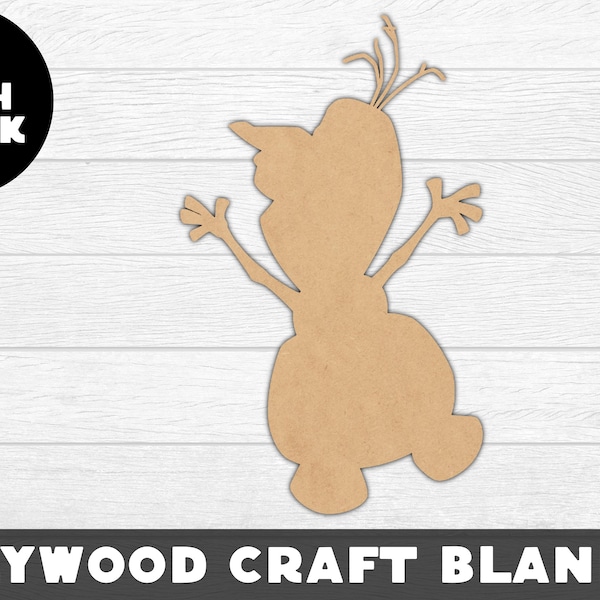 Olaf Cutout - Etsy